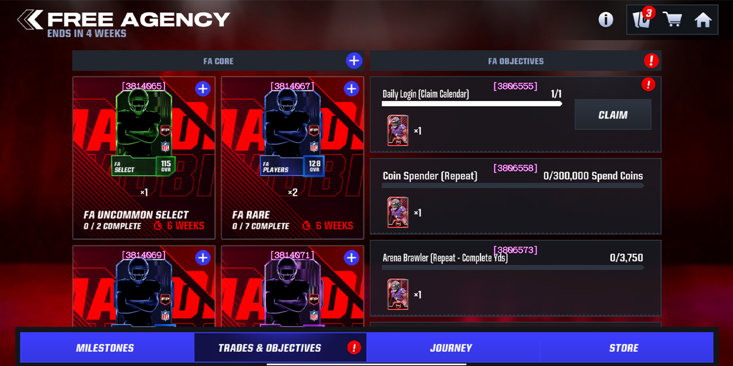 VIP Field Pass | Madden Mobile Web Store