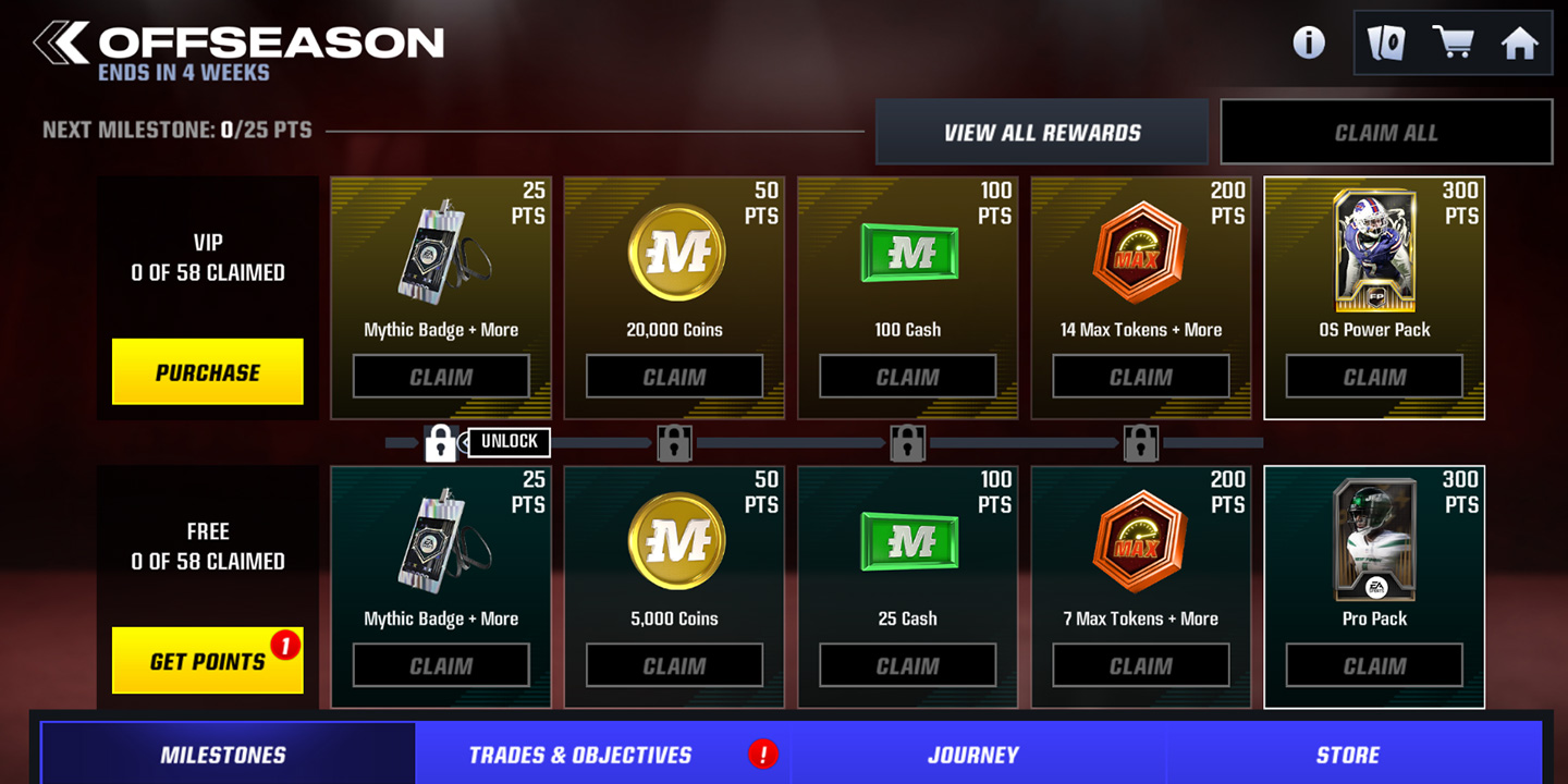 VIP Field Pass | Madden Mobile Web Store