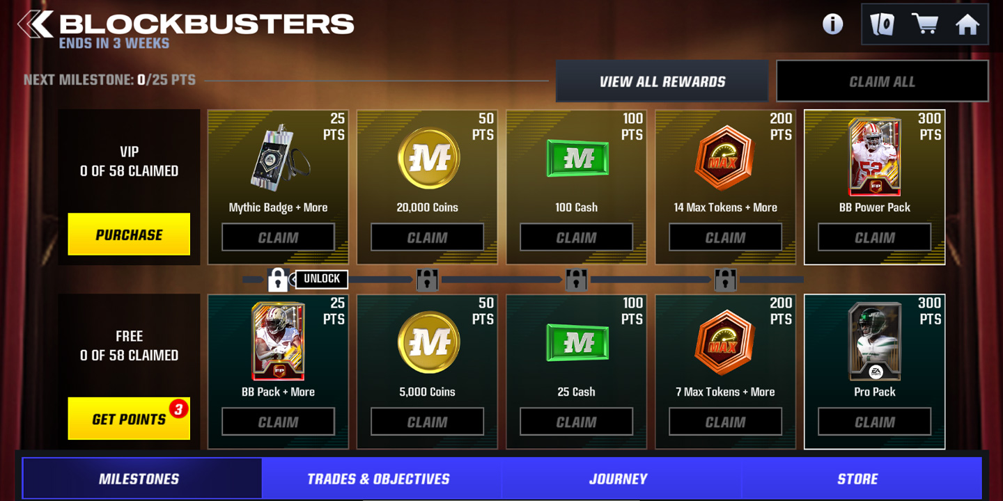 VIP Field Pass | Madden Mobile Web Store